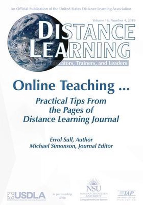 Distance Learning - Volume 16 Issue 4 2019 | 9781648020575 | Errol Sull ...