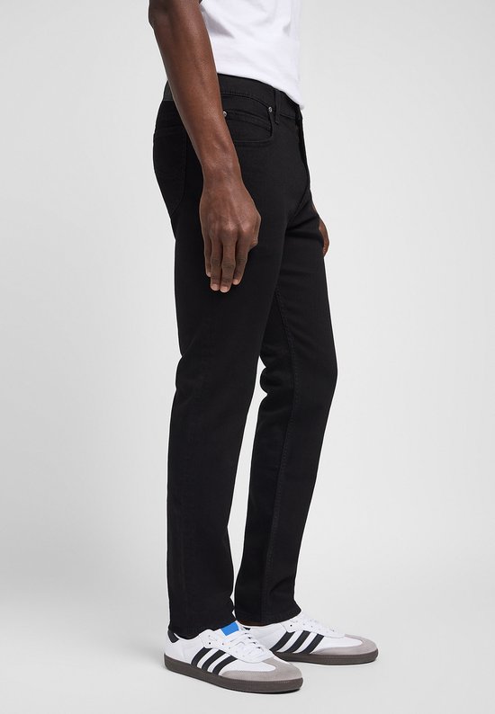 LEE RIDER CLEAN BLACK SLIM STRAIGHT JEANS-HEREN | bol