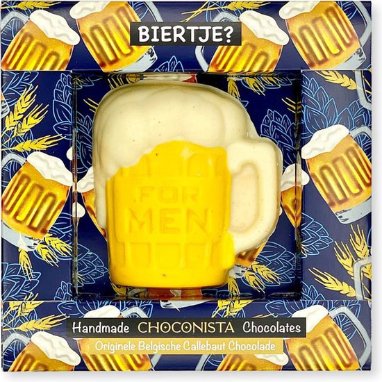 Choconista - Biertje - Original Belgian Callebaut Chocolade - Cadeau voor Man - Biertje | bol
