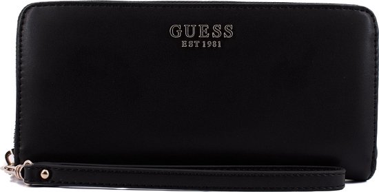 Guess Laurel Portemonnees Dames - Zwart - Maat ONESIZE | bol