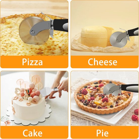 Pizzasnijder en Pizzaschep voor Perfecte Pizza | bol