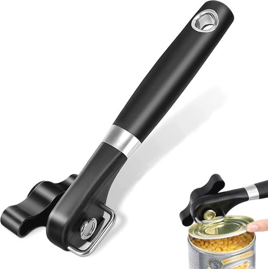 Handmatige blikopener met flesopener - Veilig en roestvrij staal ...