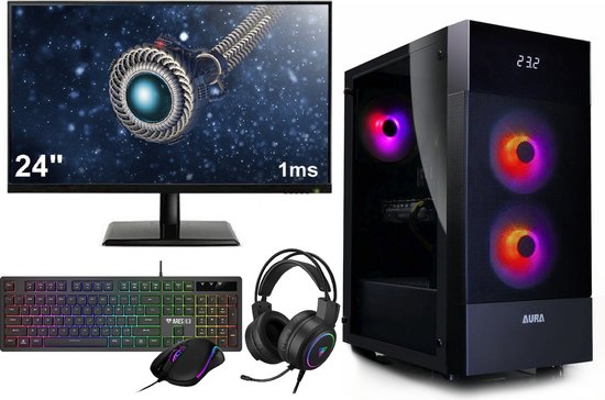 Ryzen 5 8500G 8e Generatie Game PC SET / Computer Compleet - Met Gaming ...