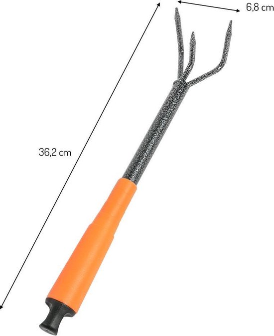 Finder Tools Tuinsetje Basic 4-delig - Met Schepje, Harkje, Bladharkje ...