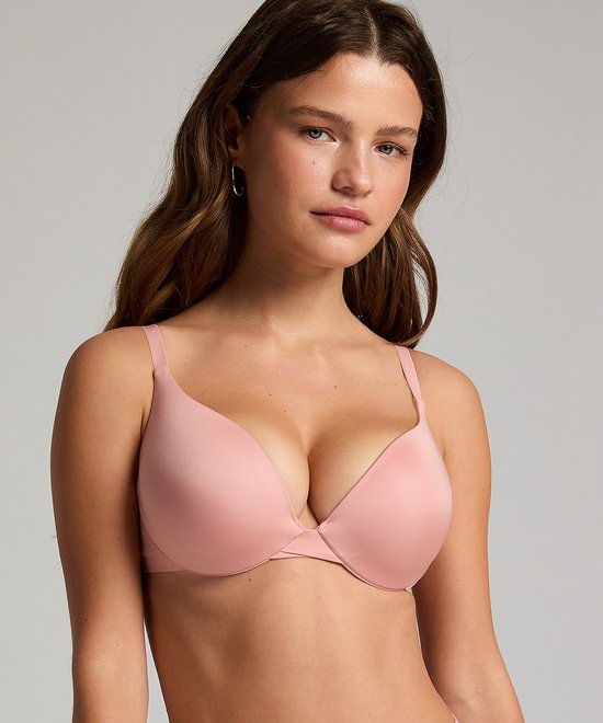 Hunkemöller Dames Lingerie Voorgevormde push-up beugel bh Smooth - Roze - maat A75 | bol
