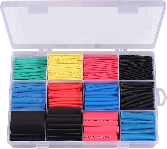 560 stuks krimpkous set - verhouding 2:1 - thermisch geïsoleerd - met ...