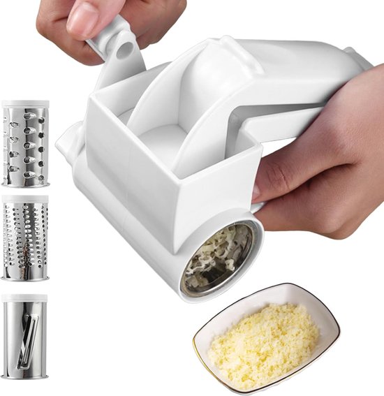 Handmatige Roterende Rasp voor Kaas, Fruit en Groenten - Efficiënte ...