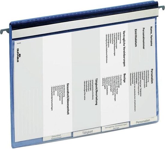 Dossiermap durable personeel 2555 blauw | bol