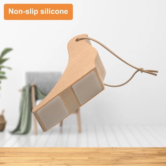 Mrs. Jones Set van 2 beukenhouten deurwig antislip vogelvorm ...