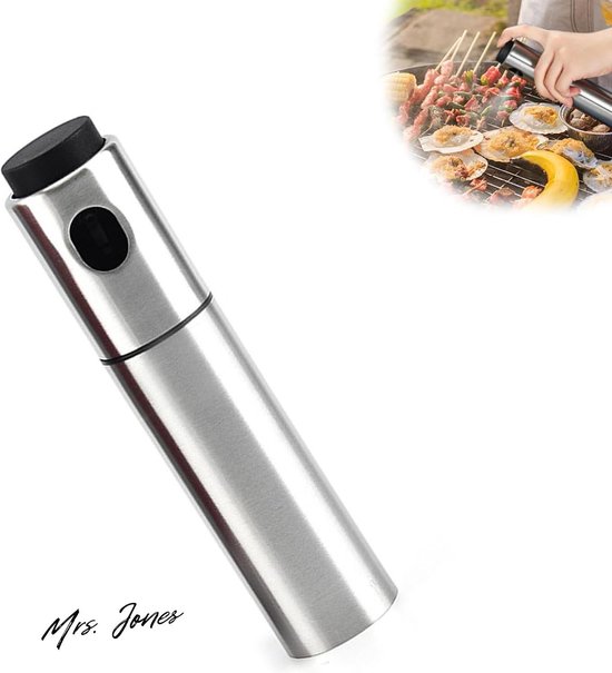 Mrs. Jones Oliesprayer roestvrijstalen oliesproeier voor spijsolie 100 ...