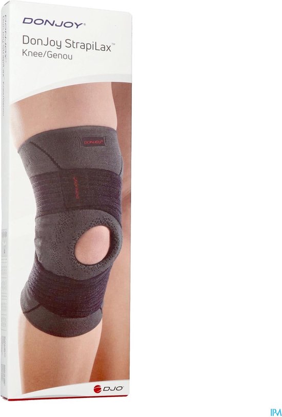 Donjoy Strapilax Knie L - Ademende Kniebrace met Extra Stabiliteit en ...