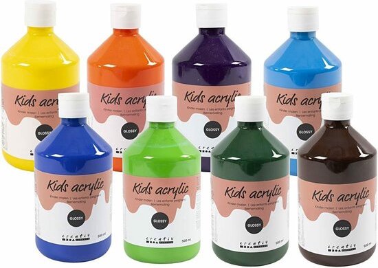 Acrylverf – Glossy Verf Set – Acrylverf Glossy - Acrylaatverf – Acrylic ...