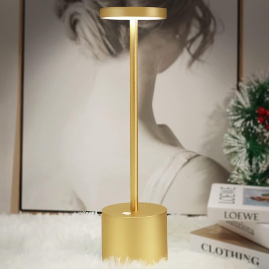 Draadloze Oplaadbare LED Tafellamp - Dimbaar, Moderne Lamp - 1 stuk ...