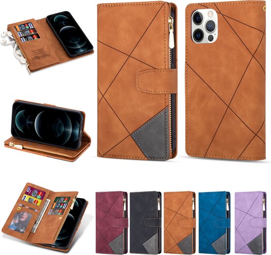 Luxe Telefoonhoesje voor Apple iPhone 13 Mini | Hoogwaardig Leren ...