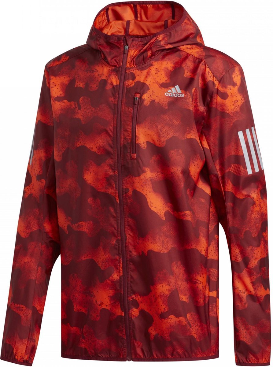 Adidas Own The Run Urban Camo Jas Met Capuchon - Rood - Maat L | bol.com