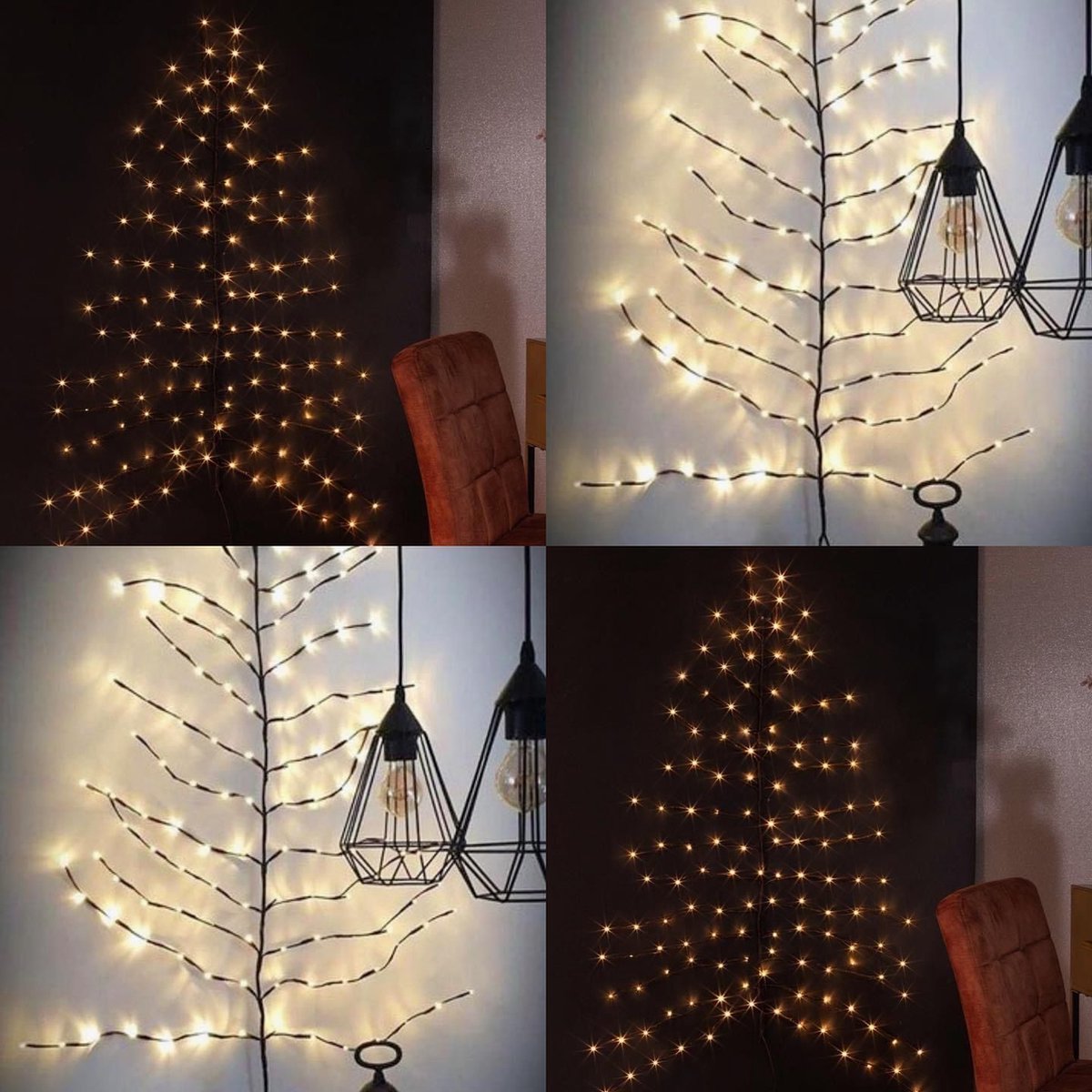 Wall Hanging Christmas Tree - Kerstboom Met Led Verlichting - Wandecoratie - ... | bol