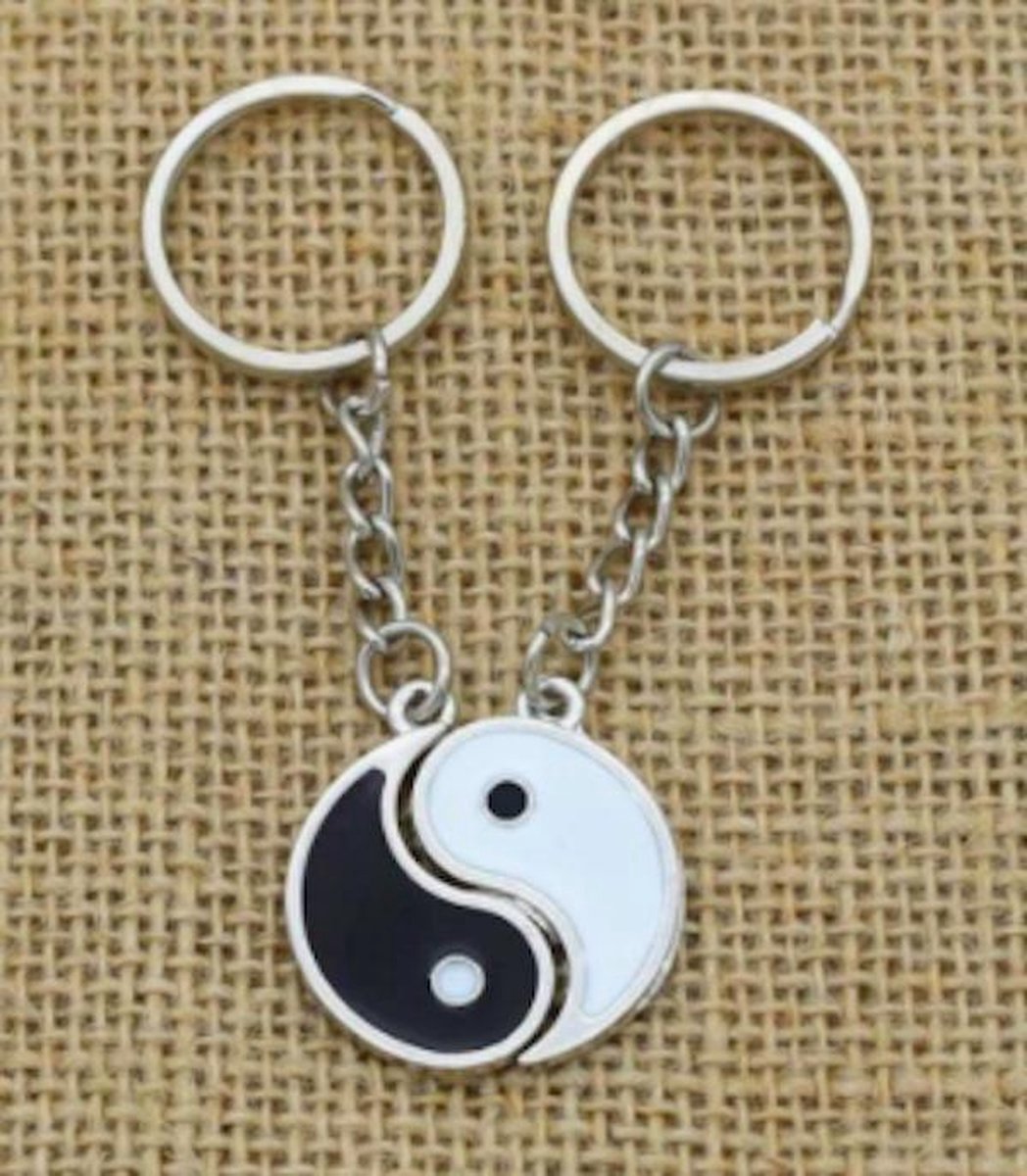 Yin Yang Sleutelhanger I Ying Yang I Vriendschapssleutelhanger I Lovers ...