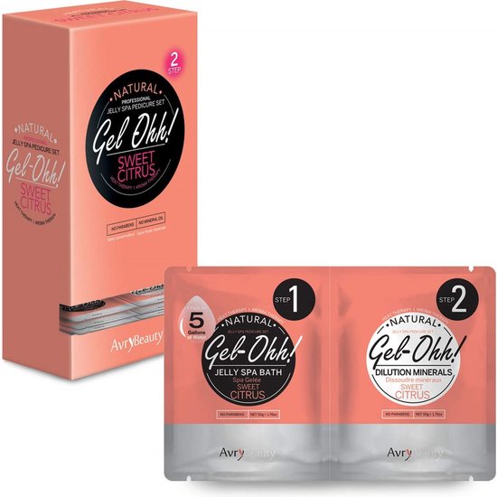 Gel-Ohh ! Jelly SPA Bath Spa Gelée Sweet Citrus 2 Stappen Gel Voetbad | bol