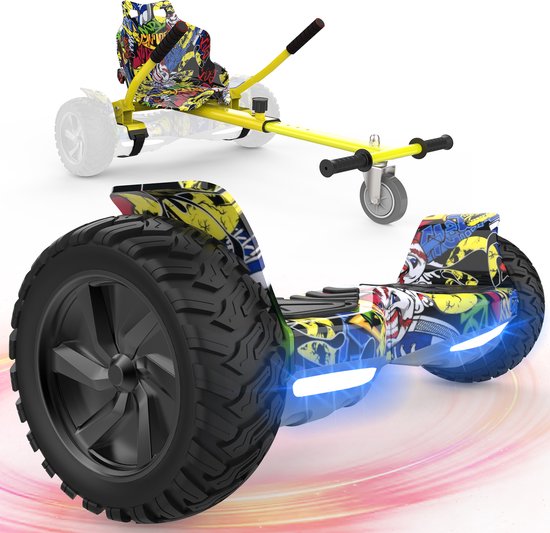 Zelfbalancerende Scooter go kart, Off-Road Hoverboard met Bluetooth ...