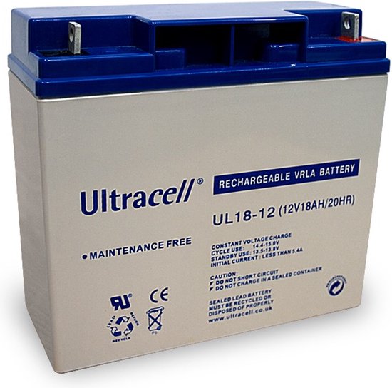 Ultracell Loodaccu 12 V, 18 Ah () | bol.com