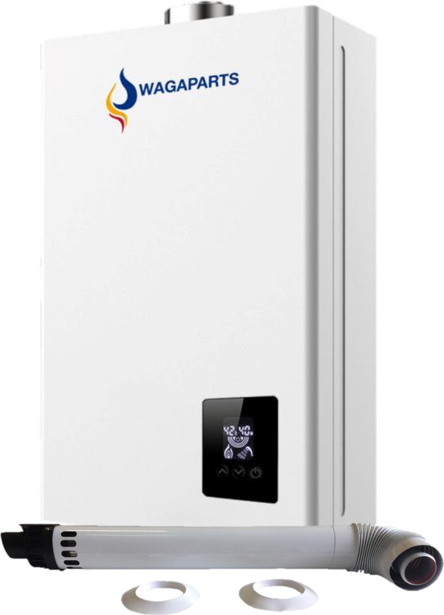 Geiser 12 liter propaan inclusief geveldoorvoer lengte 100 cm voor o.a ...