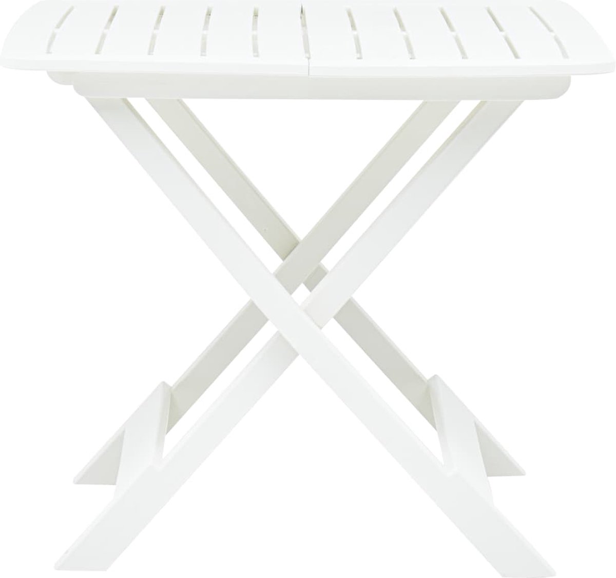 Prolenta Premium - Tuintafel inklapbaar 79x72x70 cm kunststof wit | bol.com