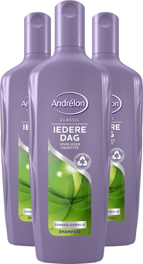 Andrélon Classic Iedere Dag Shampoo - 3 x 300 ml - Voordeelverpakking | bol