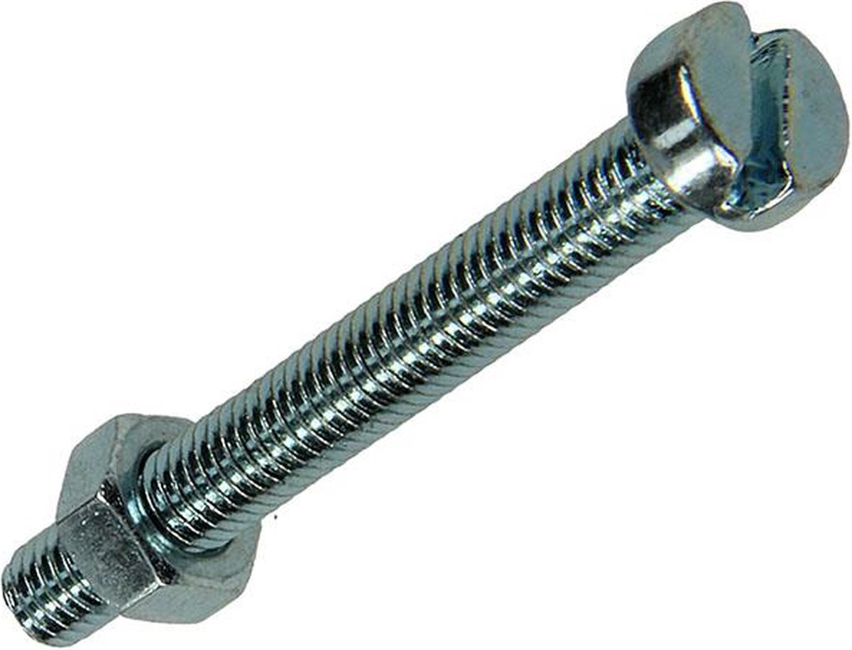 Mack Metaalschroef Met Cilindrische Kop En Moer M5 | bol.com