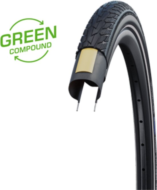 Fietsband - Schwalbe - Buiten- & binnenband - Road Cruiser K-Guard & SV17E - 28 inch x... | bol