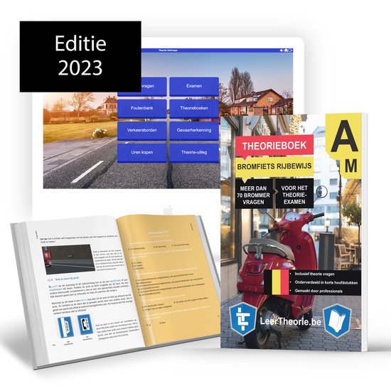 BromfietsTheorieboek 2023 - België – Vlaams Scooter Theorieboek Theorie ...