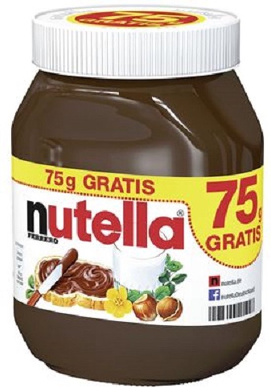 Nutella 6 x 750 + 75g potjes | bol