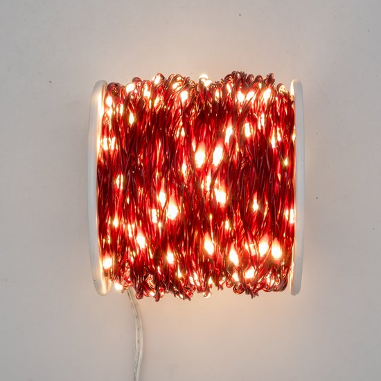 Micro led rol - rood - 25 meter - 500 leds - amber warmwit - binnen en ...