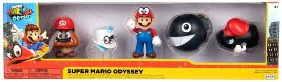 Figuren Set - Jakks - Super Mario Odyssey 5-Pack - beperkte oplage | bol