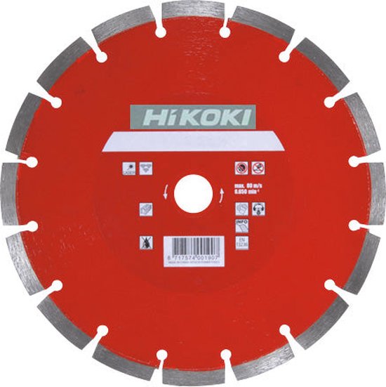 HiKOKI Diamant zaagblad 125 x 22,2 x 10mm type baksteen laser - 752862 ...