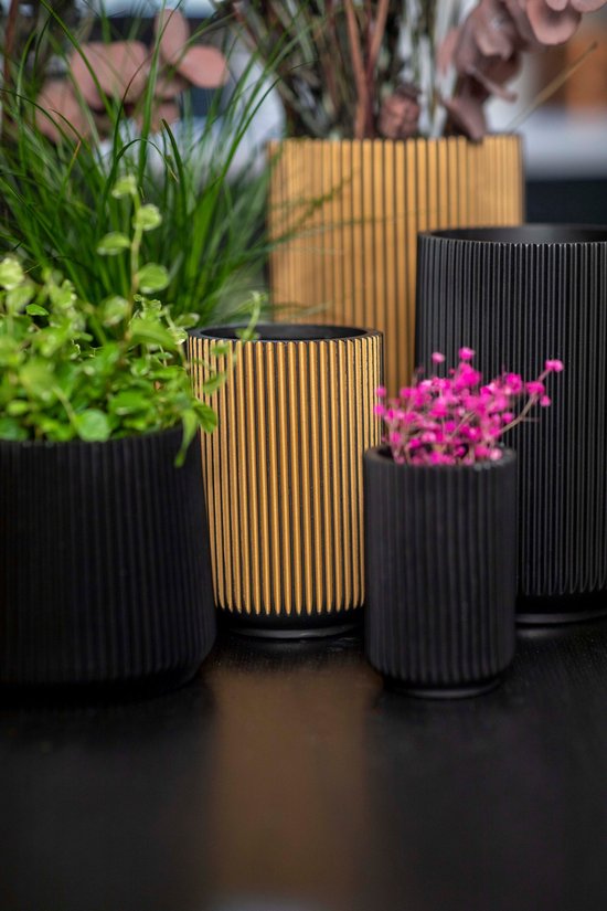 Capi Europe - Sandbag Groove - 27x22 - Goud - Bloempot voor binnen ...