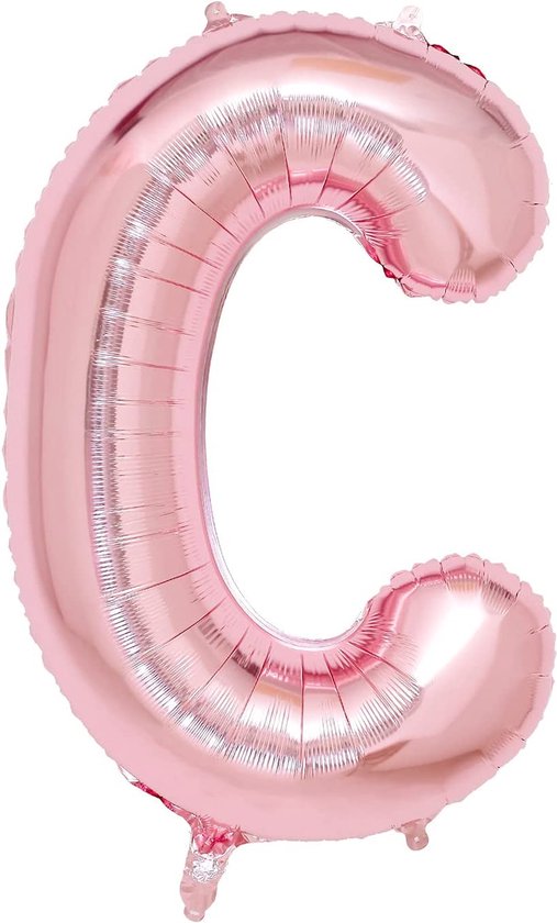 SemDeco - Letter Ballon - Rosé Goud - Letter C - 40cm | bol.com