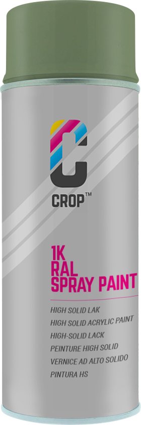 CROP Spuitbus - RAL 6011 resedagroen - Mat - 400ml | bol