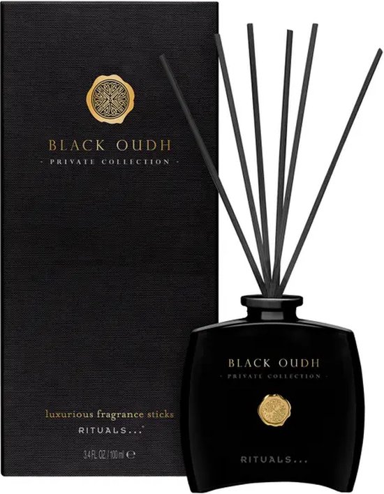 RITUALS Geurstokjes - Black Oudh fragrance (100 ml) - Zwart | bol