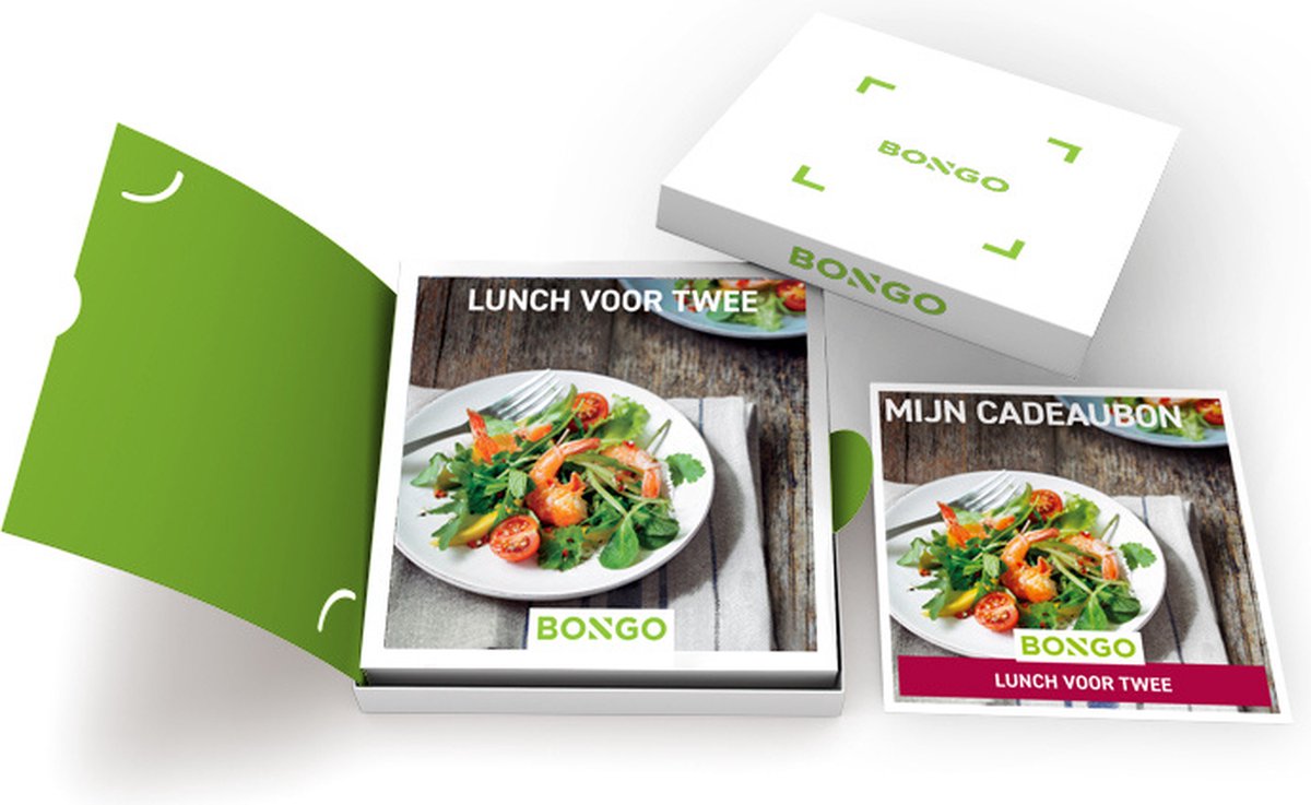 Bongo Bon - Lunch voor Twee Cadeaubon - Cadeaukaart cadeau voor man of ...