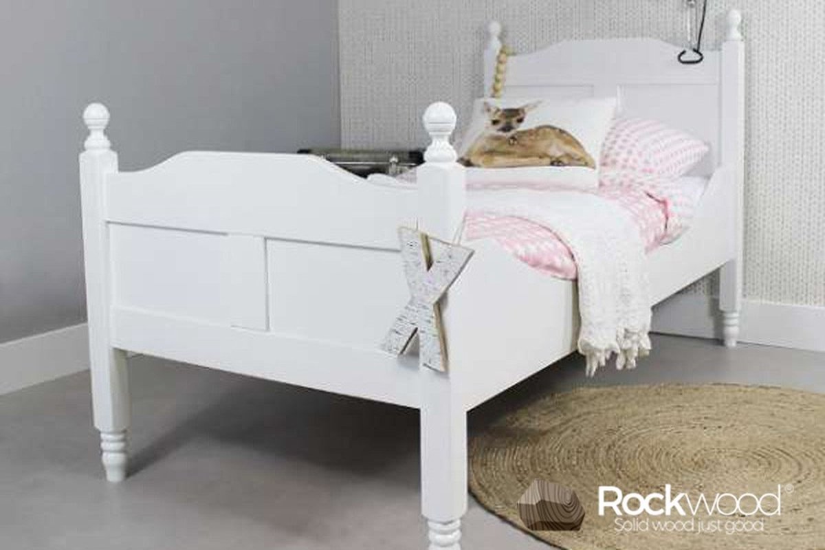 Rockwood® Peuterbed Amalia Wit met lattenbodem en | bol.com
