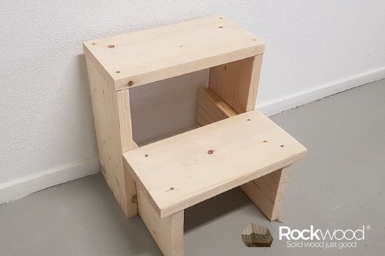 Rockwood® Kajuitbed Trapje white wash | bol.com