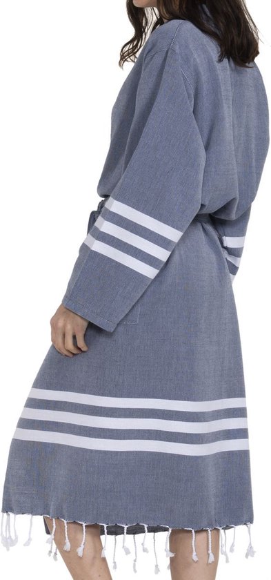 Hamam Badjas Bala Sultan Navy - S - hamam kimono badjas - ochtendjas ...
