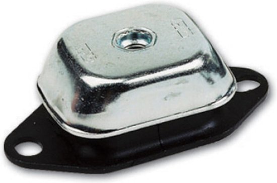 Flexibele motorsteun 65° Shore met M16 draadeind max 95kg | bol