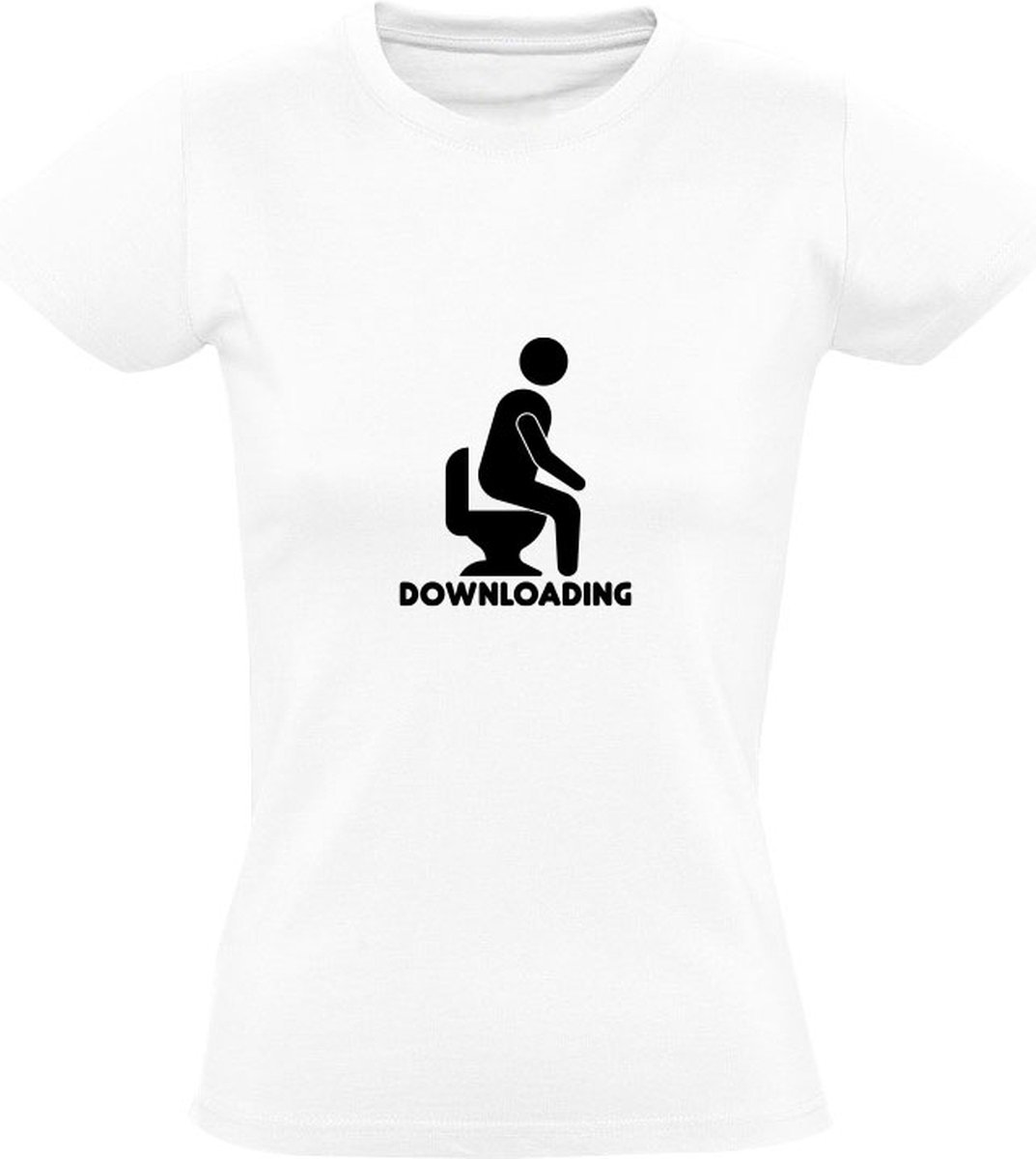 Downloading Dames T-shirt | WC | toilet | poepen | schijten | kak ...