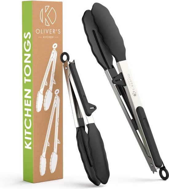 Oliver's Kitchen ® Tang - 2 x Voedselveilige Siliconen Kooktang ...