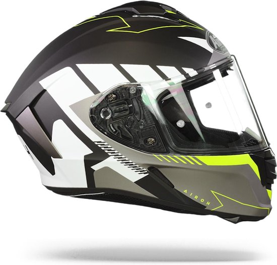 Airoh Spark Rise Zwart Wit Integraalhelm XXL | bol.com