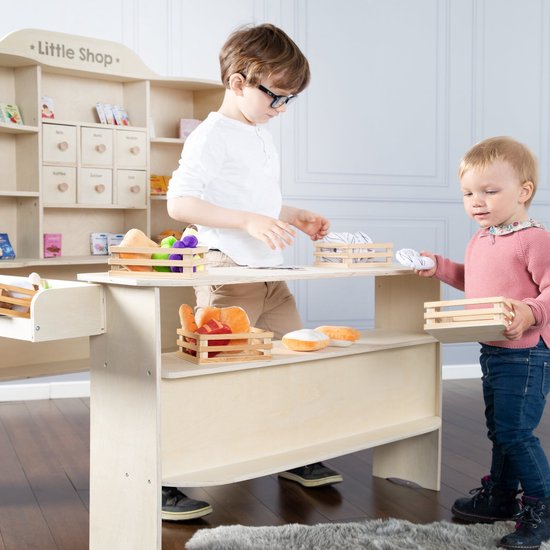 Roba Verkoopstand Junior 120 X 109 X 92 Cm Multiplex Naturel | bol.com