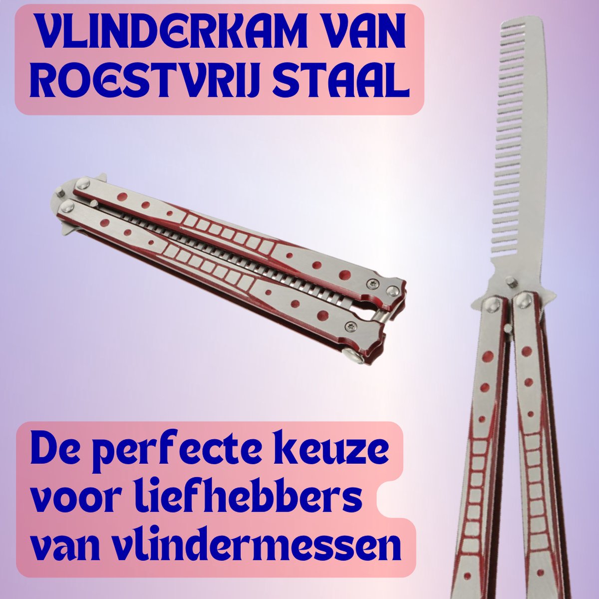 Eaglion BK3R - Vlindermes Trainer Kam - Balisong Trainer Kam ...