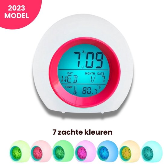 SweetDreams® Slaaptrainer Kinderen – Slaapwekker met 7 Kleuren ...