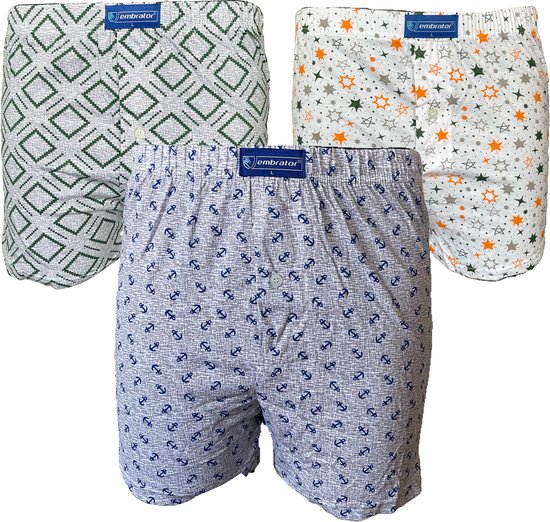 Embrator 3-pack mannen Boxershort Loose Fit maat 3XL | bol.com
